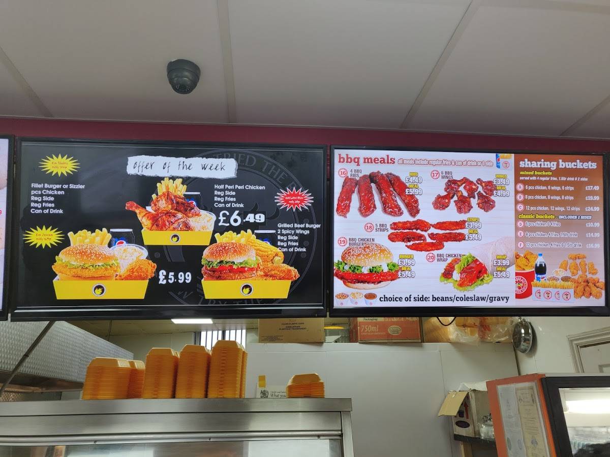 Menu at Chicken City restaurant, Ashford