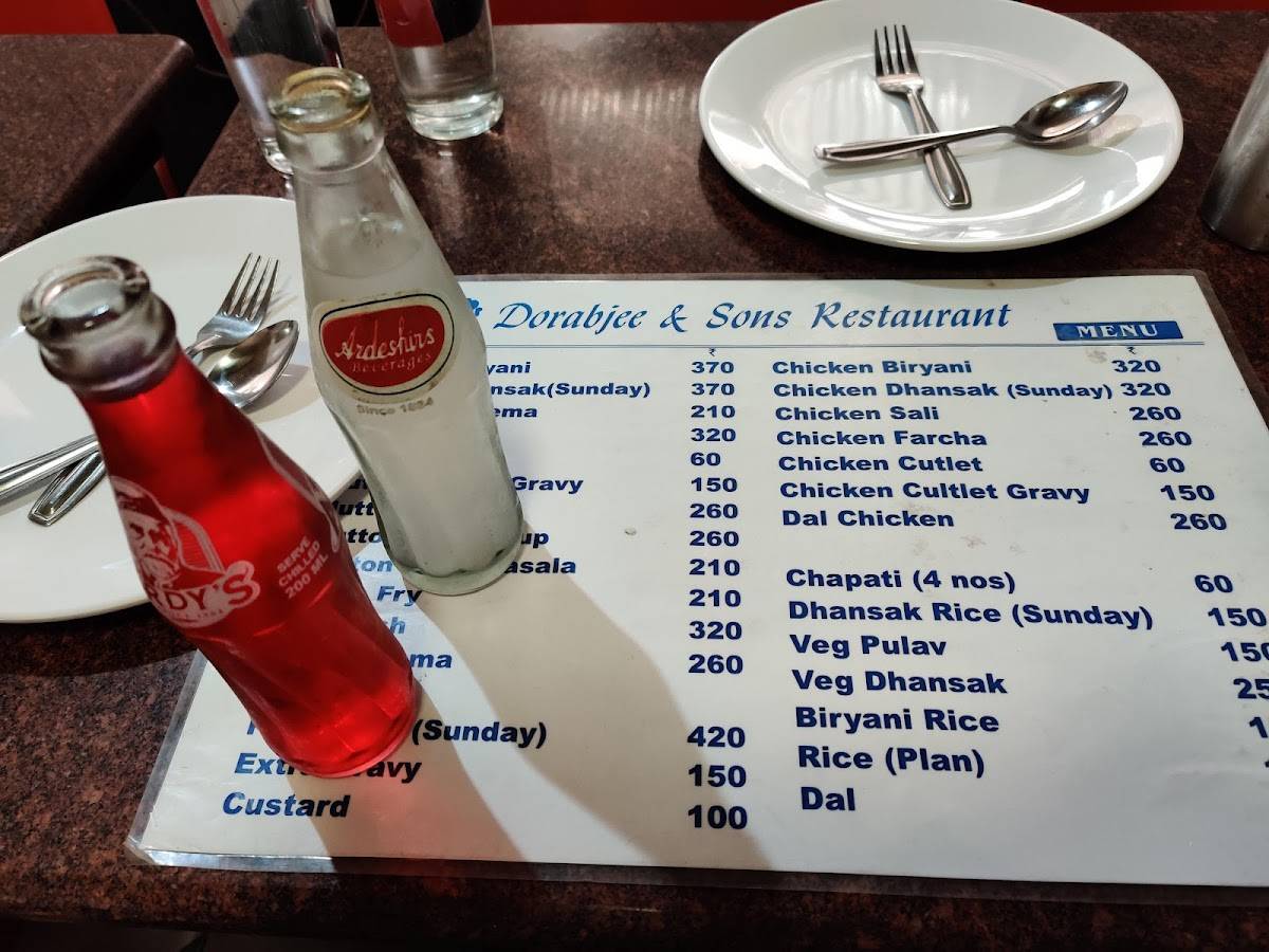 Menu at DORABJEE & SONS, Pune