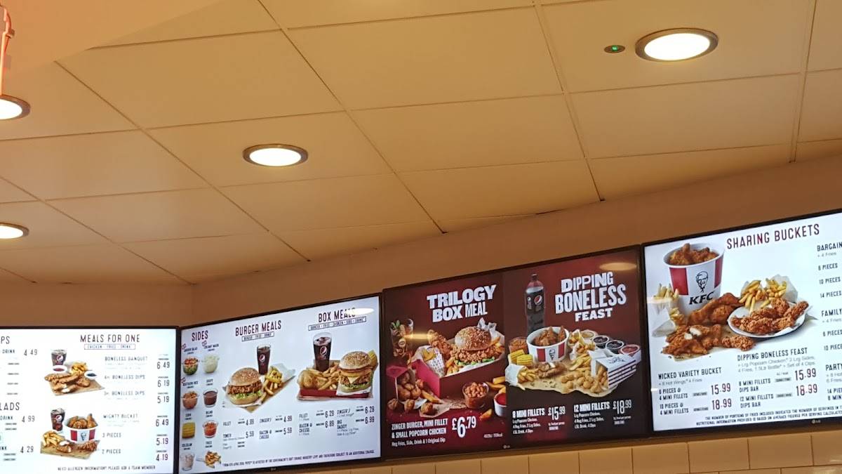 Menu at KFC Camberley - London Road restaurant, Camberley, 513 Yorktown Way