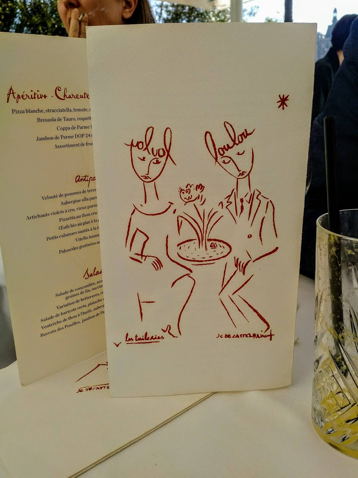 Menu at Loulou Restaurant Paris, Paris, 107 Rue de Rivoli