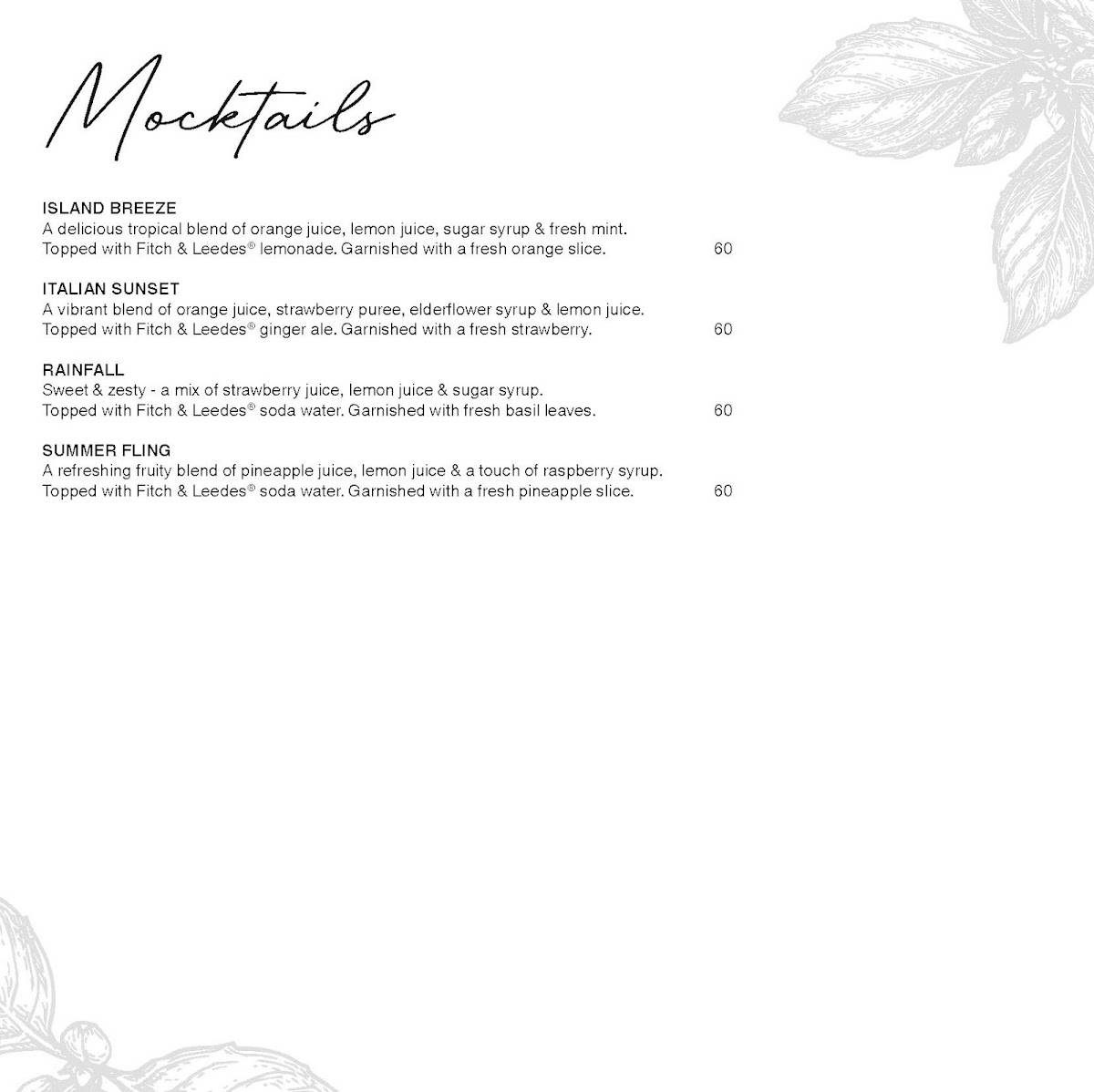 Menu at Lupa Osteria Lynnwood Bridge restaurant, Pretoria