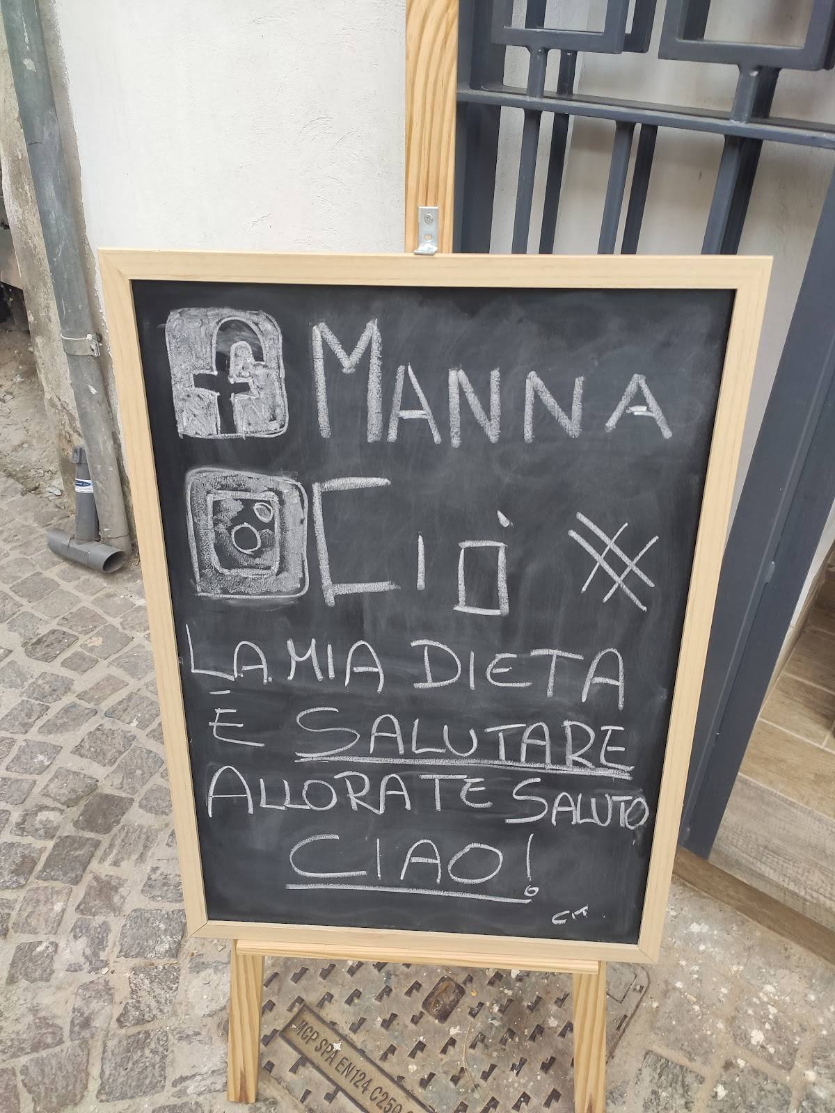 Speisekarte von Manna ciò, Labico