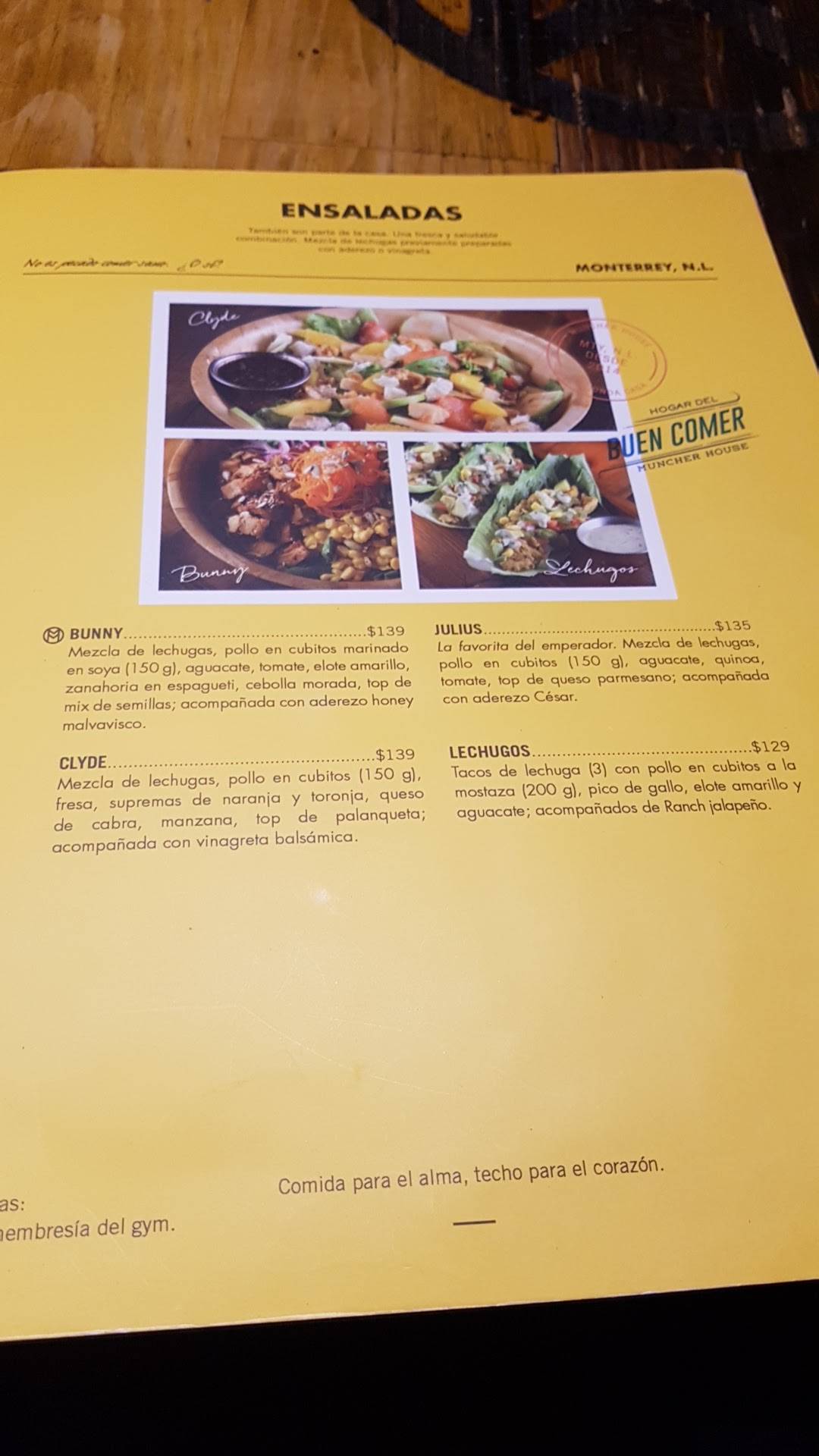 Carta del restaurante Muncher House Cumbres, Monterrey, Centro ...