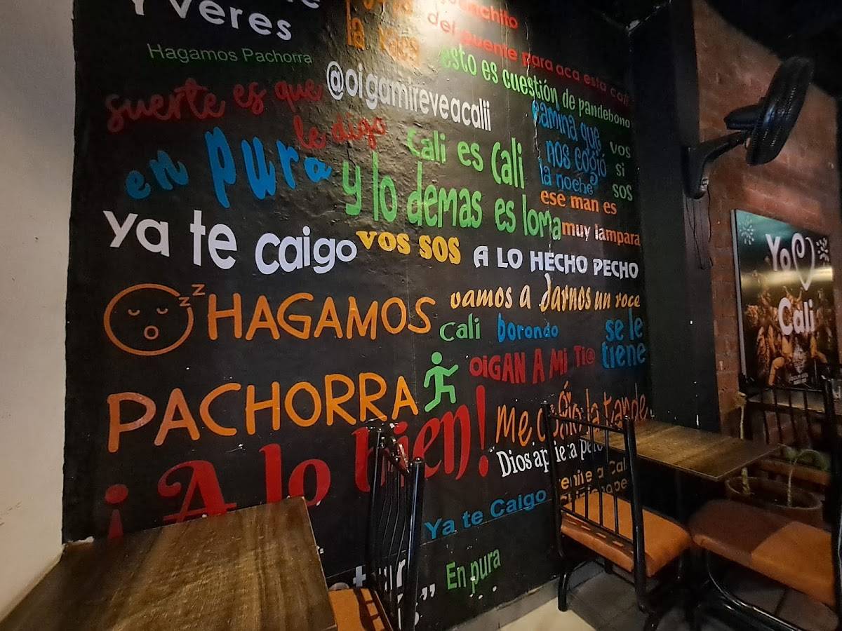 Carta del restaurante Oiga, Mire, Vea, Cali