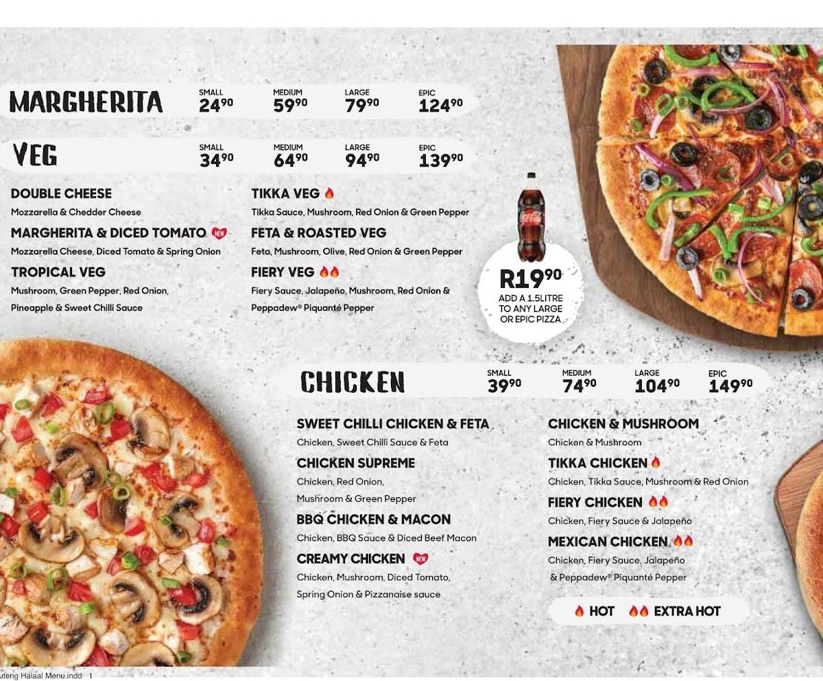 Menu at Pizza Hut Lenasia restaurant, Lenasia, Signet Terrace Shopping ...