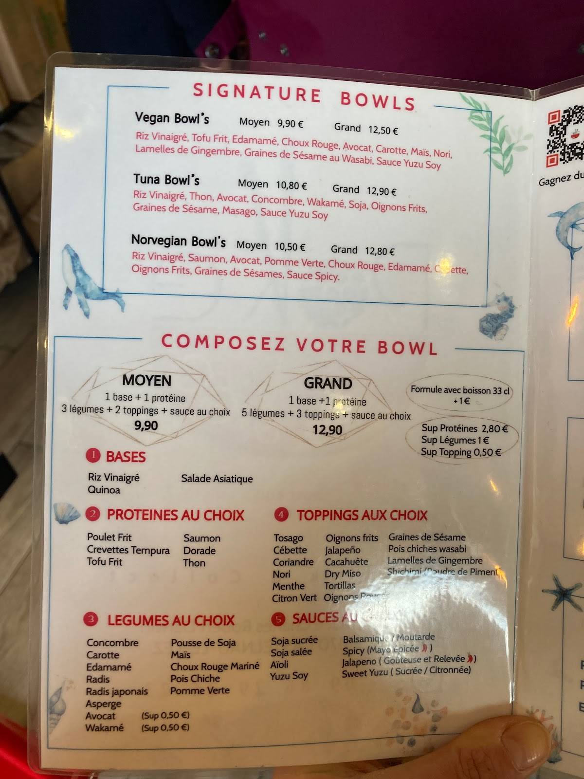 Carta del restaurante Poke & Go, Castelnau-le-Lez