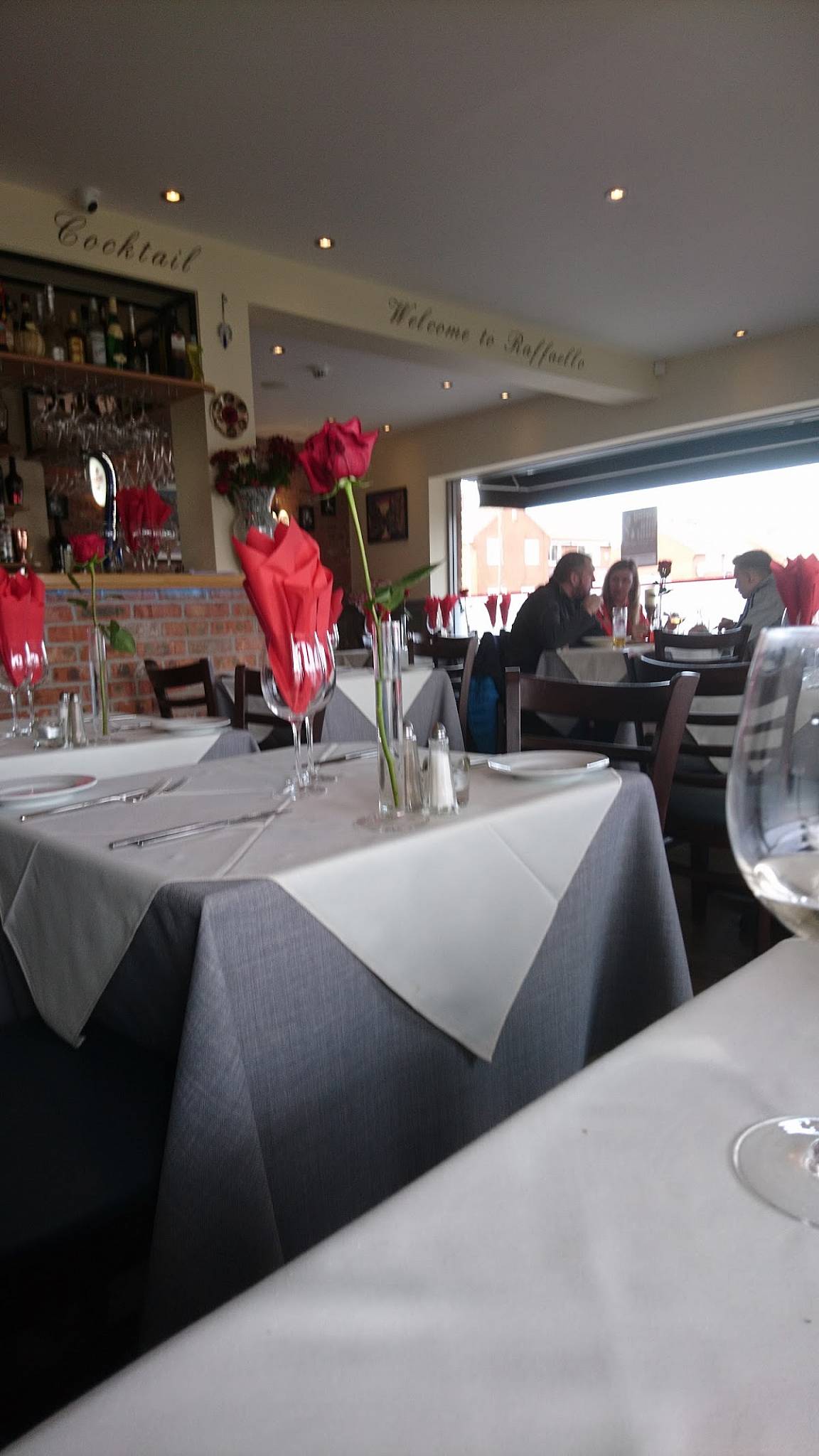 Menu at Raffaello's Guidepost restaurant, Choppington