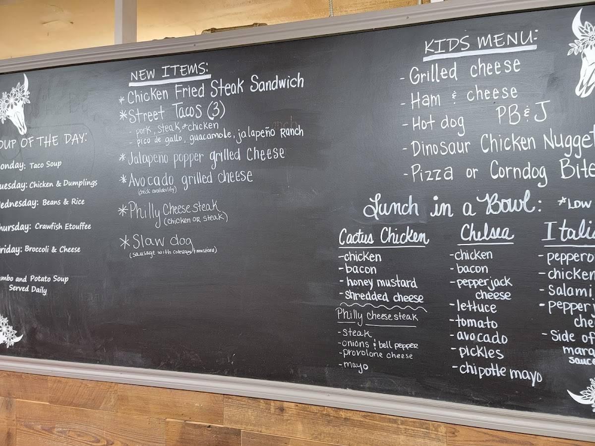 Menu at Ranch House Cafe, Leesville