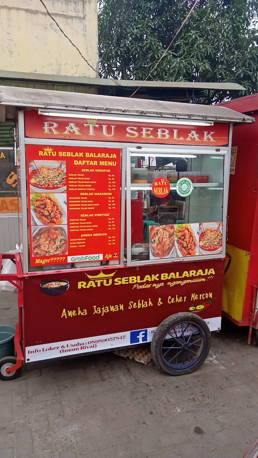 Menu at Ratu seblak Balaraja restaurant, Saga, Jl. Raya Kresek No.31