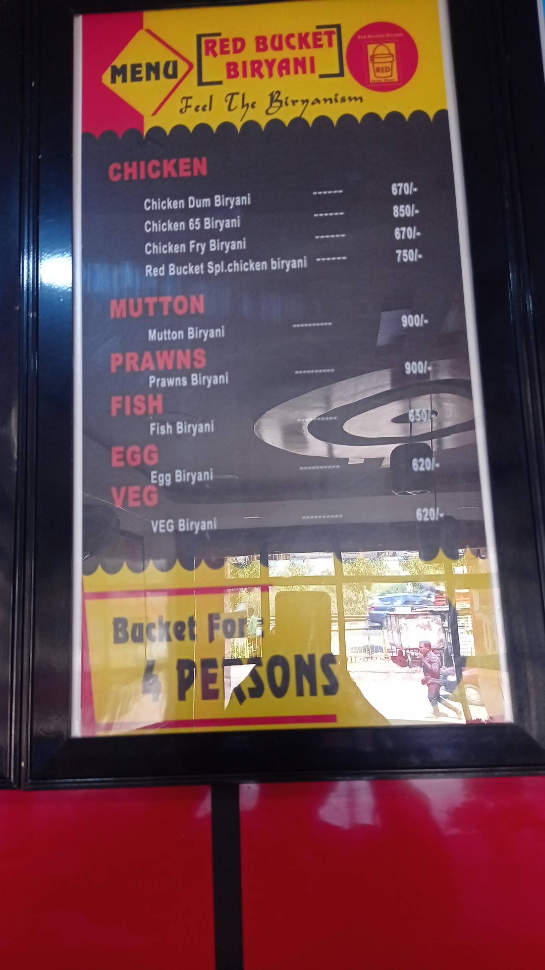 Menu at Red Bucket Biryani Siddipet, Siddipet