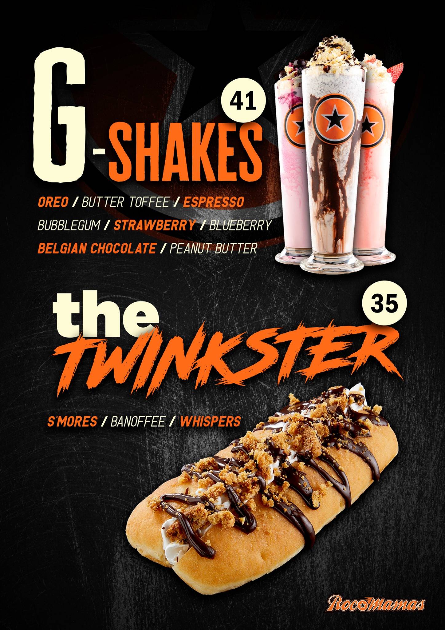 Menu at RocoMamas George restaurant, George