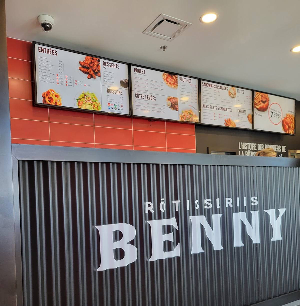 Rotisserie Benny Menu | Restaurant Benny Poulet Menu – ITVQ