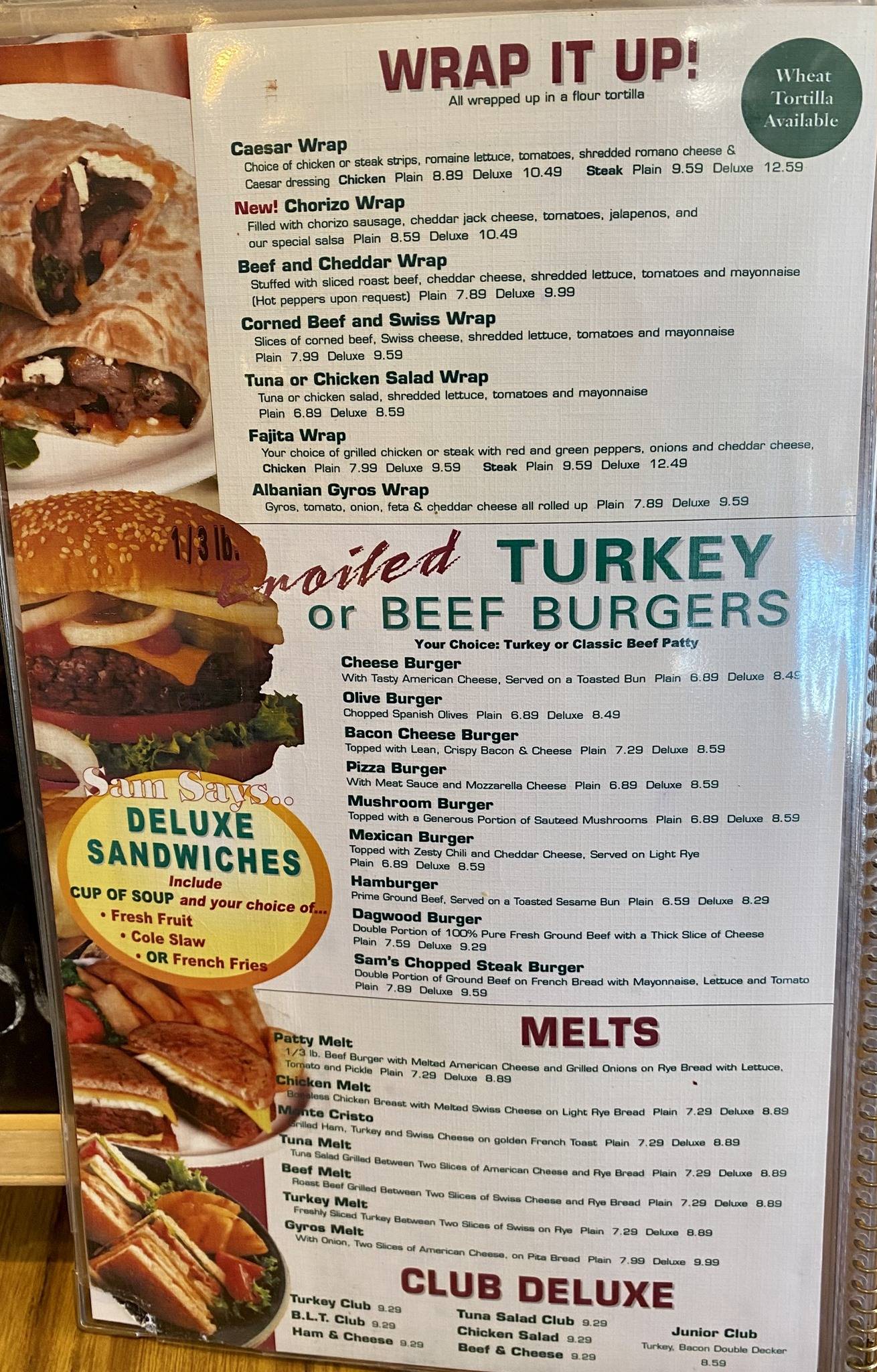 Menu at Seven Dwarfs Family Restaurant, Wheaton