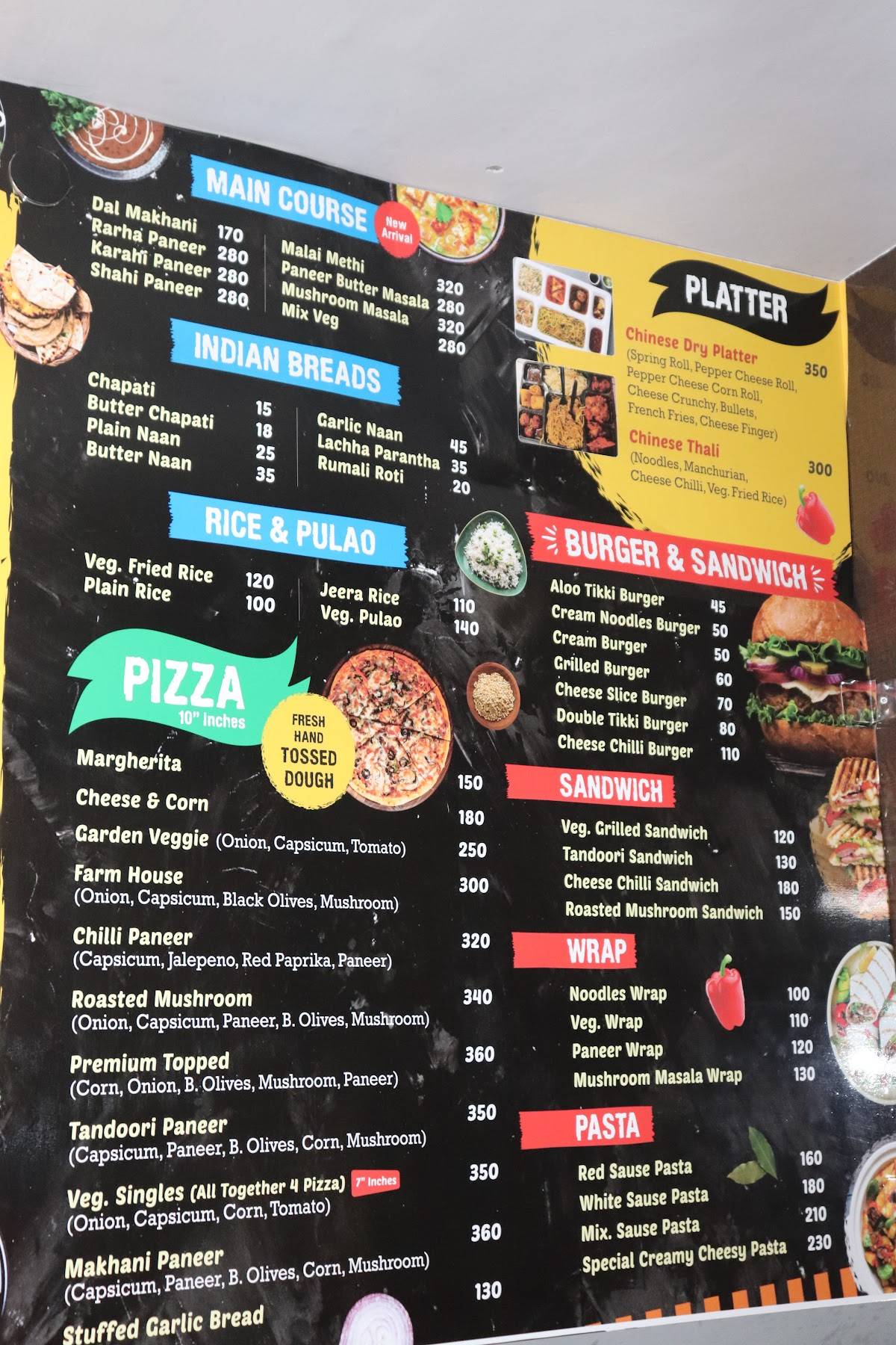 Menu at Shankar Churmur - Best Gol Gappe Shop in Ludhiana, Chaat Papri ...