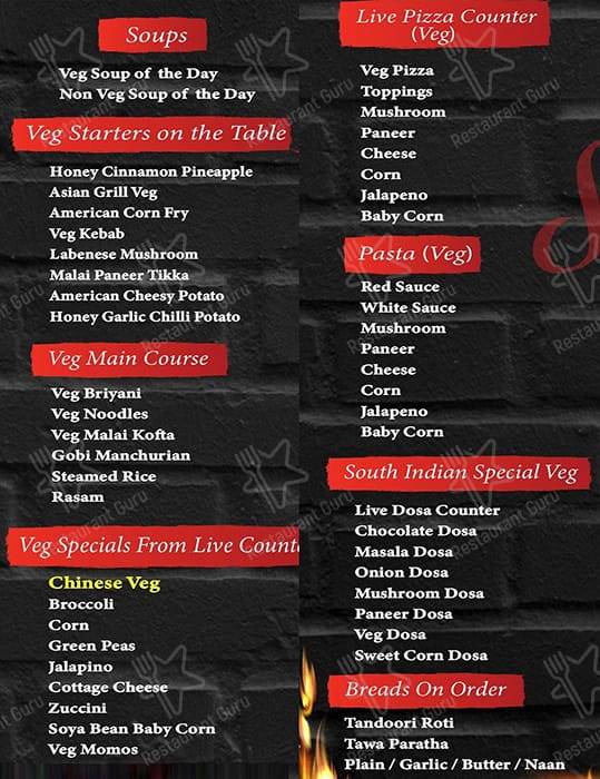 Menu at SMOKE HUB BARBEQUE - VELACHERY, Chennai, OLD NO.56