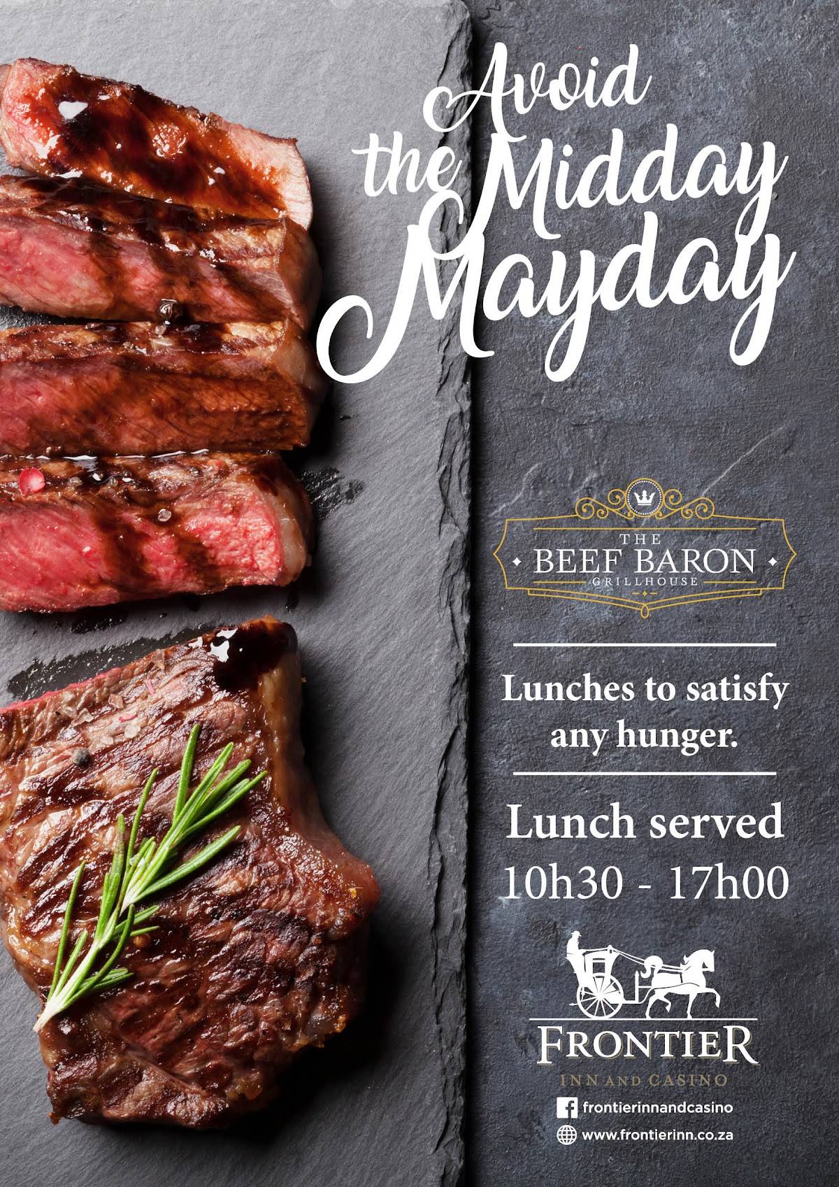 Menu at The Beef Baron Grillhouse, Bethlehem