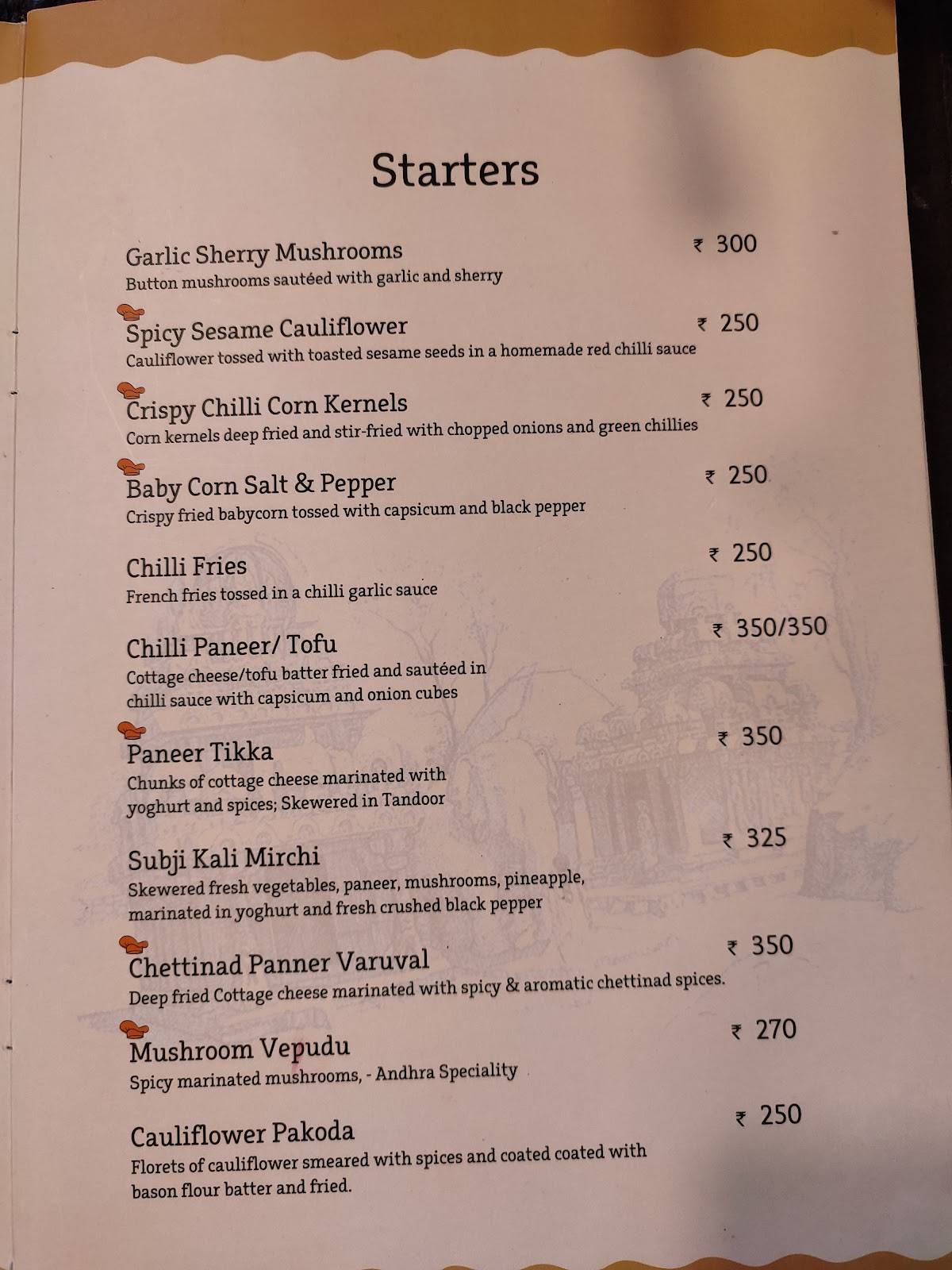 Menu at The Golden Palate ( Pure Vegetarian Restaurant ) - Hotel ...