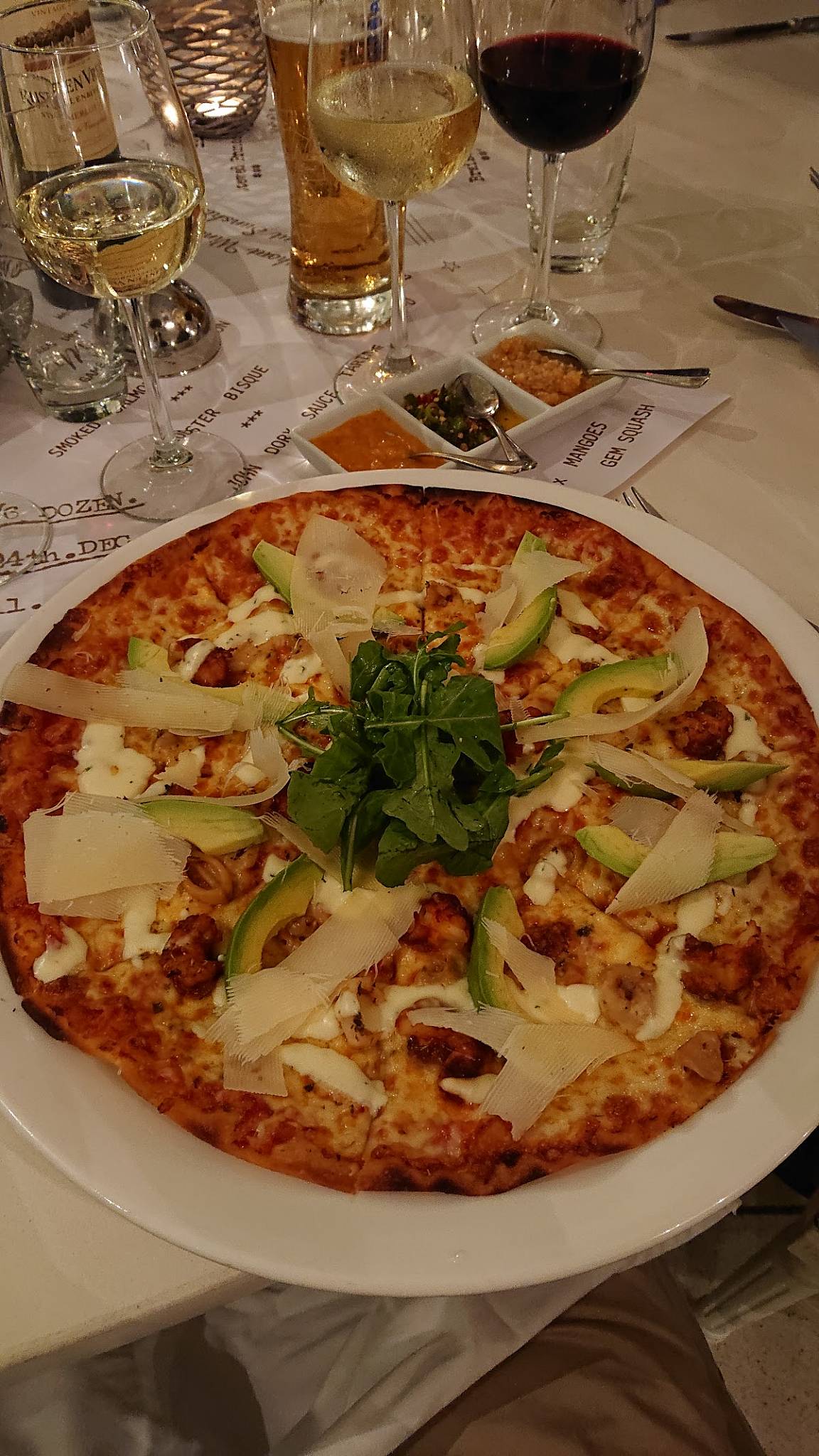 Menu at The Grill Room at The Oyster Box Hotel restaurant, Umhlanga, 2 ...