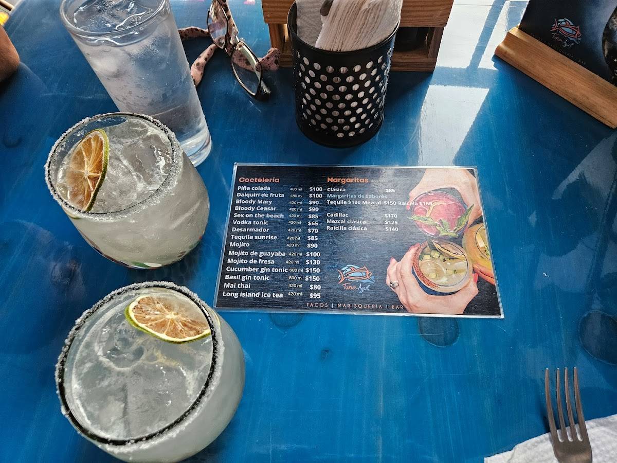 Carta del restaurante Tuna Azul Zona Romantica, Puerto Vallarta