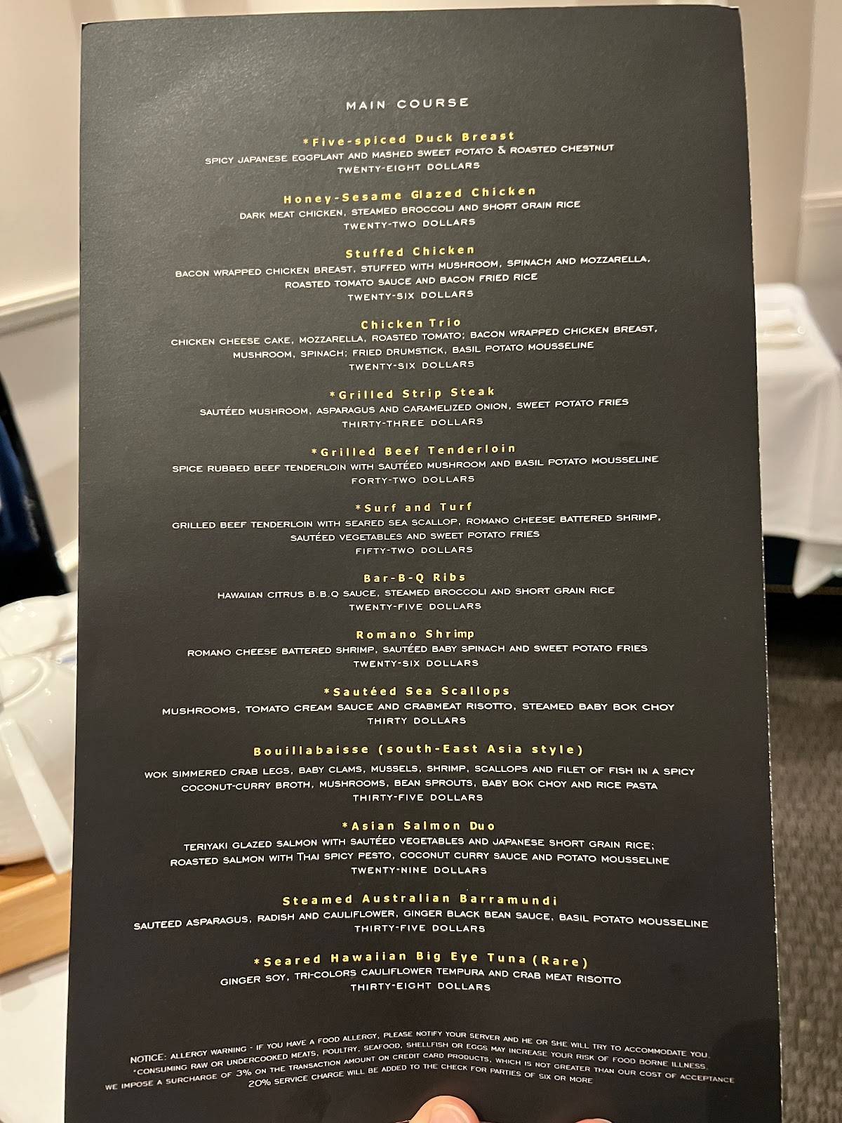 Menu at Wild Mango Restaurant and Bar-Legacy Village, Lyndhurst
