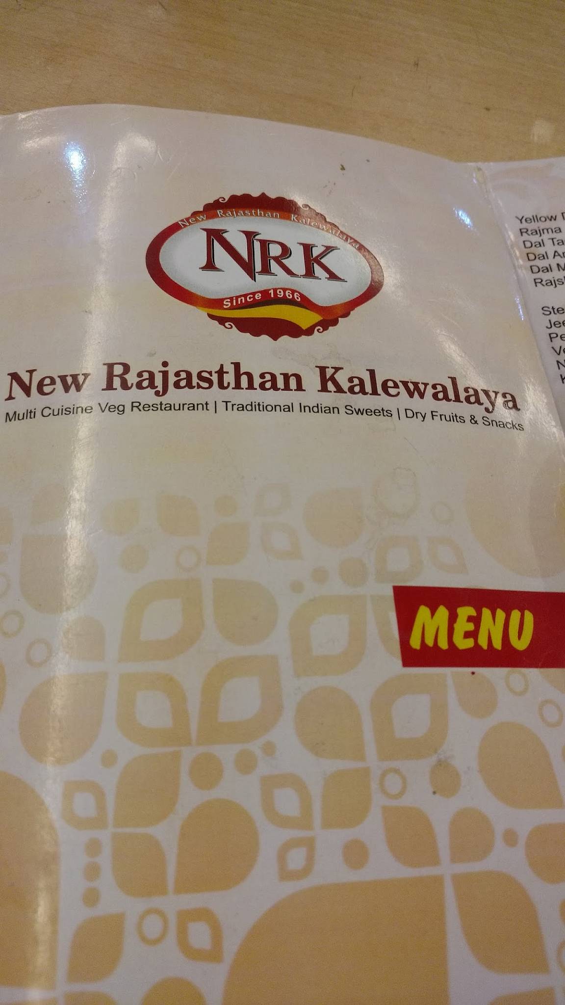 Menu at all in one, Ranchi, Circular Rd