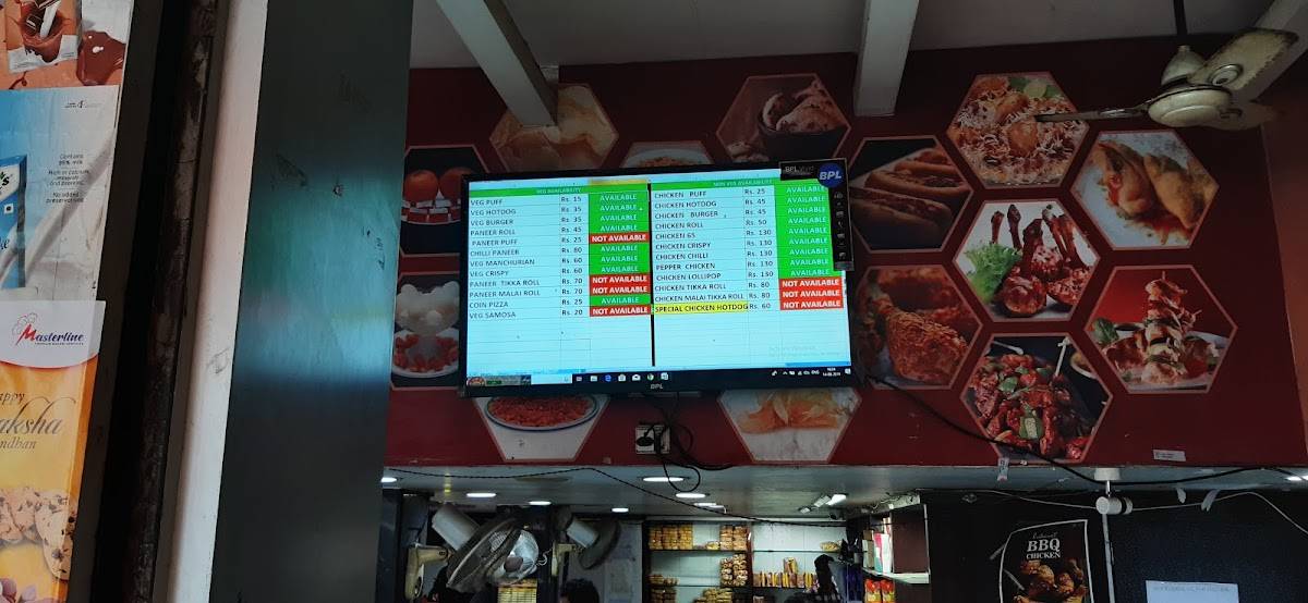 Menu at Shabana Bakery, Nagpur, Poonam Chambers