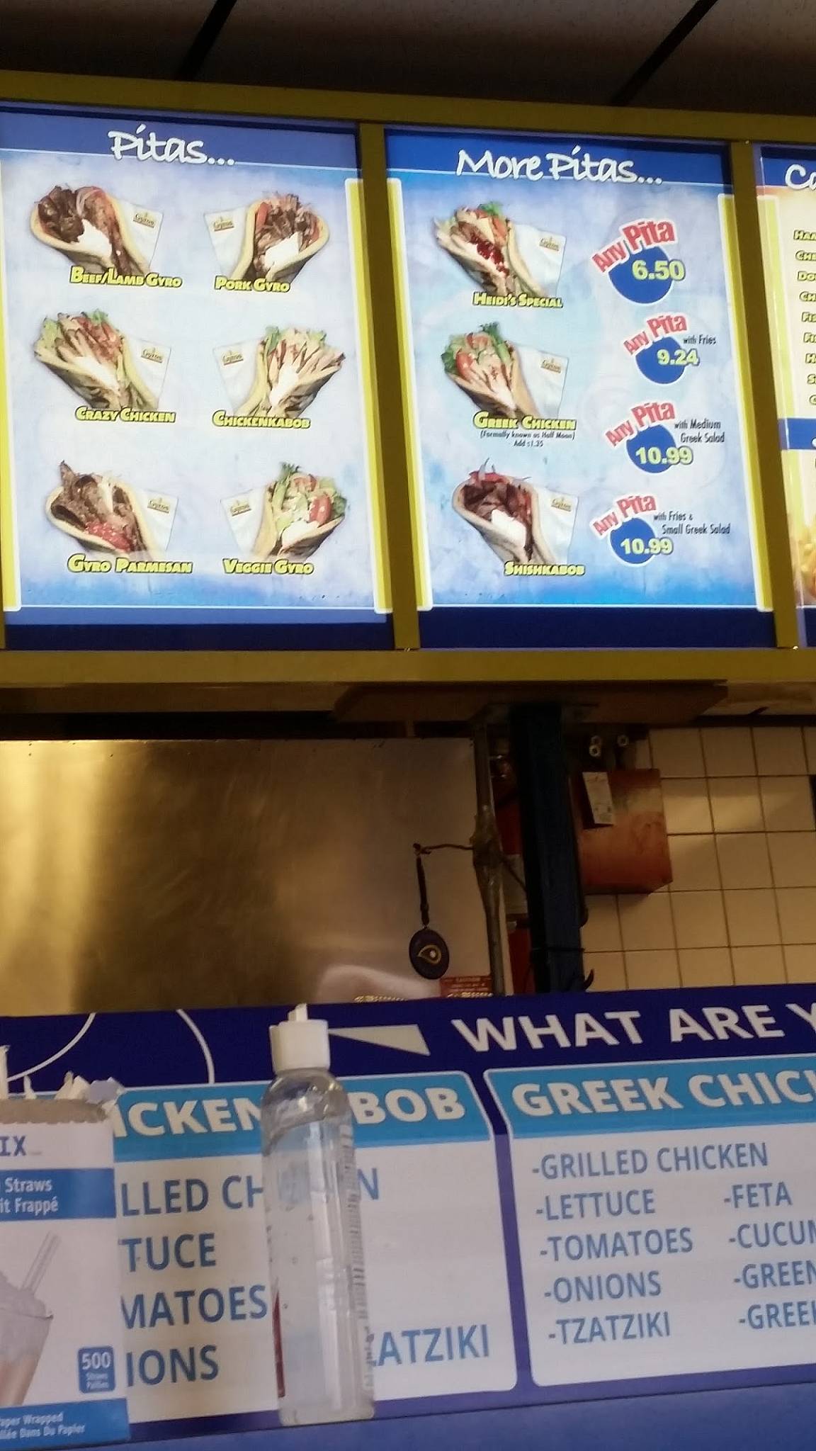 Menu at Sofos Greek Restaurant, Windsor