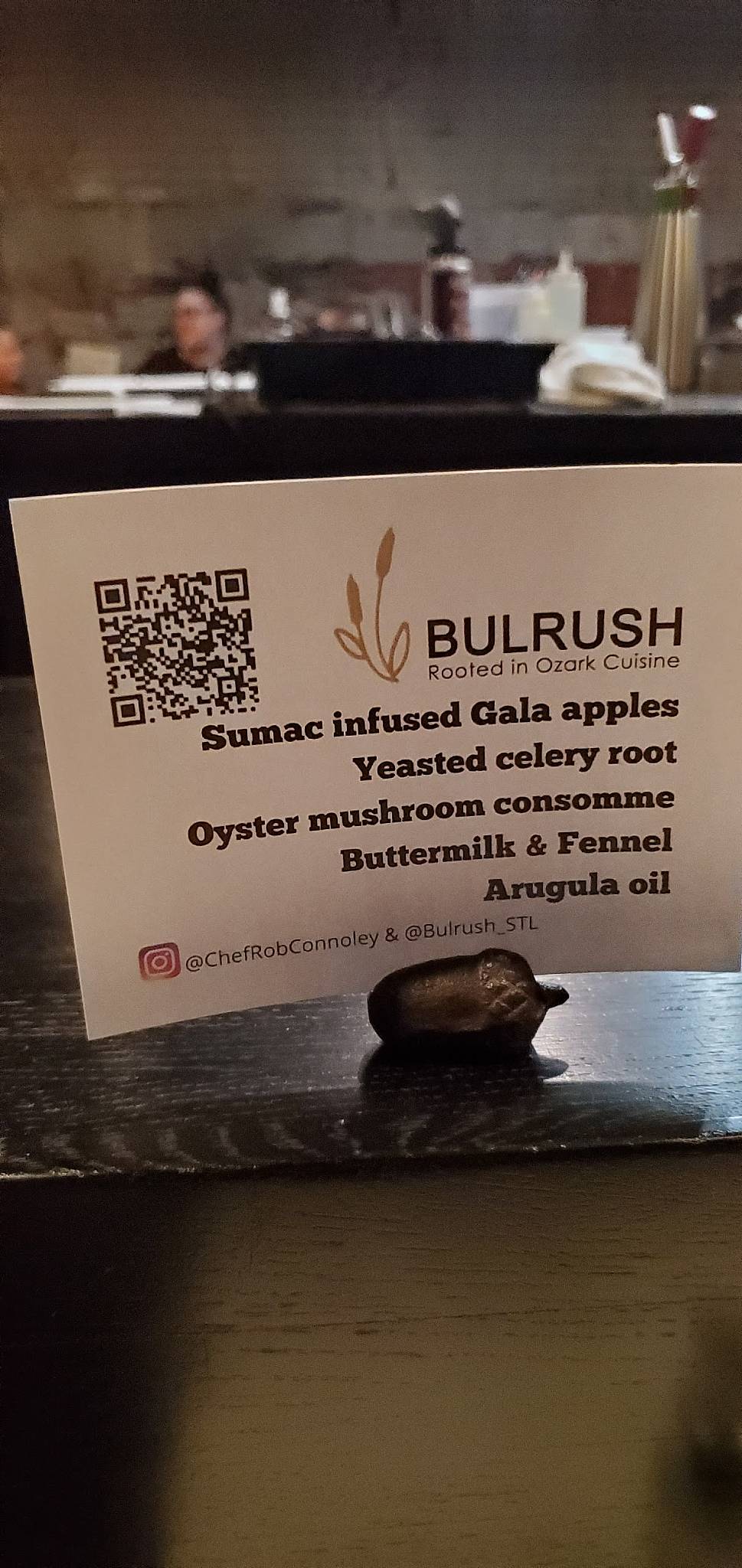 Menu at Bulrush StL Restaurant, St. Louis