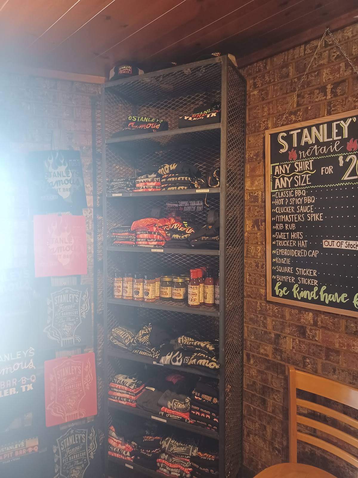 Menu at Stanley's Famous Pit Barbecue, Tyler