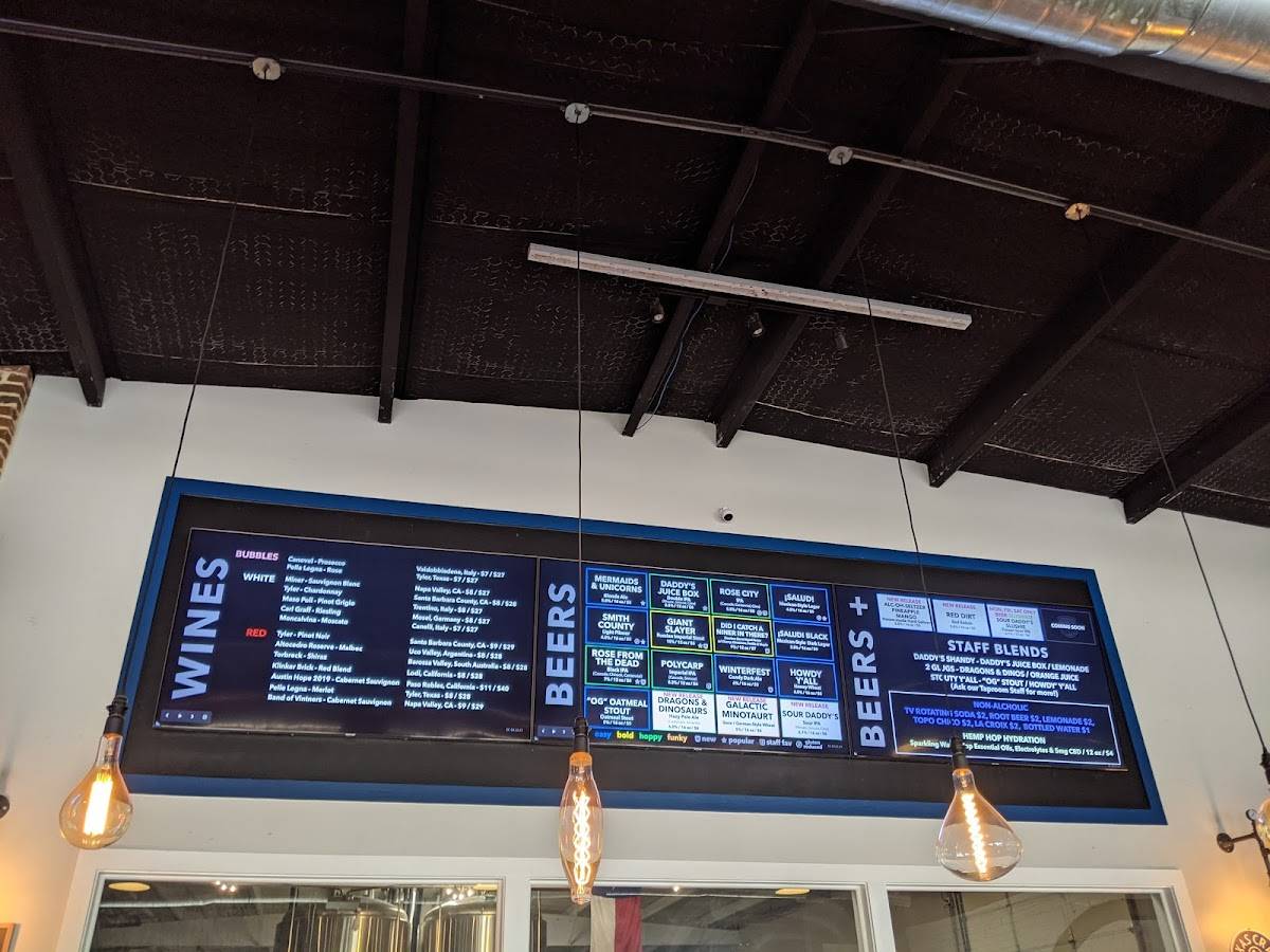 Menu at Stanley's Famous Pit Barbecue, Tyler