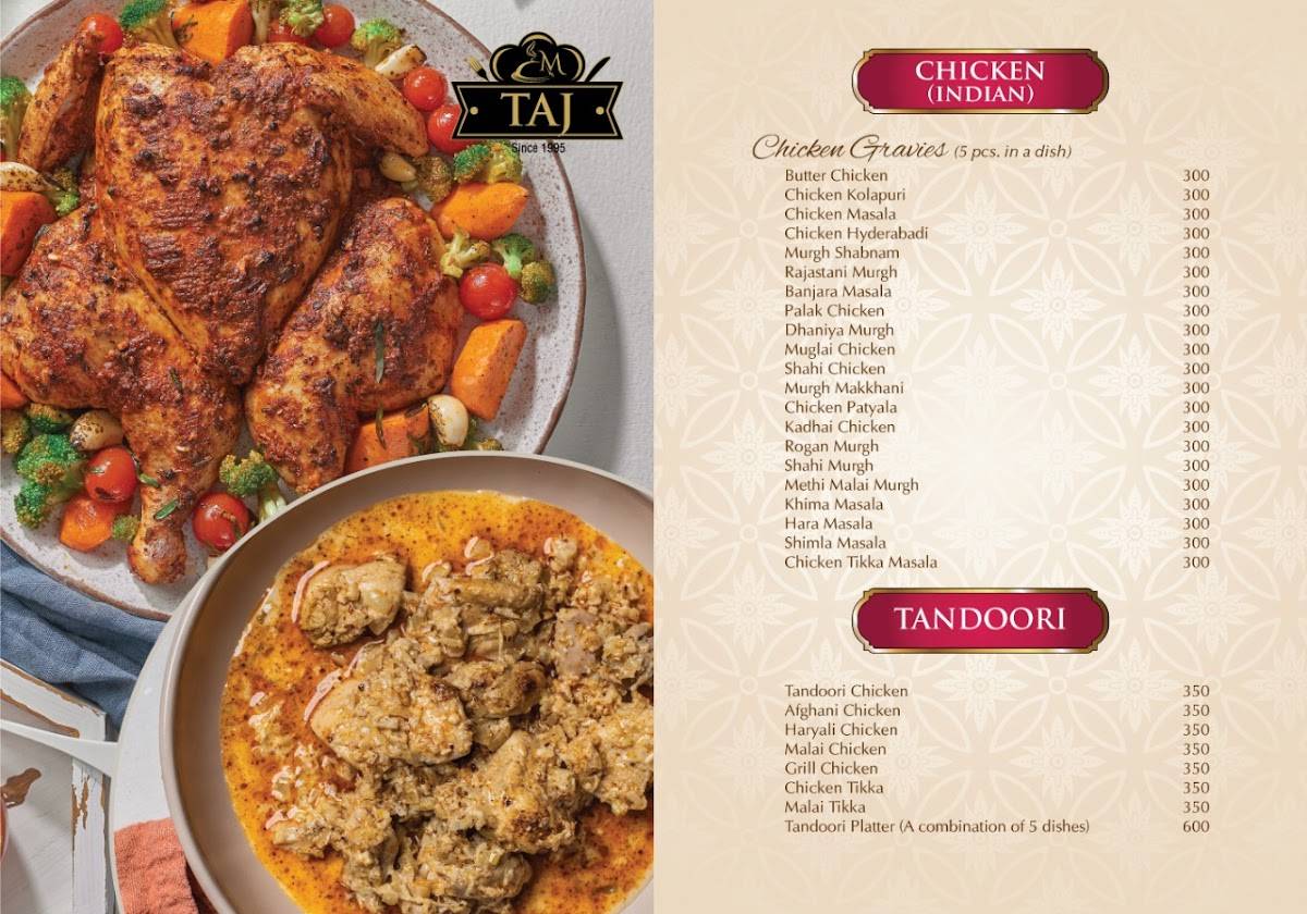 Menu at Taj Restaurant(Shahid) Hoskote, Hoskote