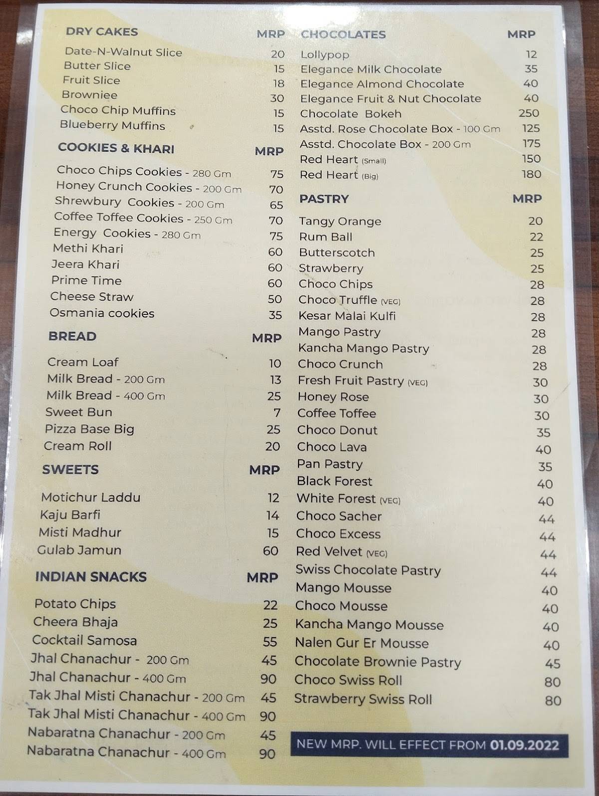 Menu at TASTE 'N' BITE, Janai, Janai