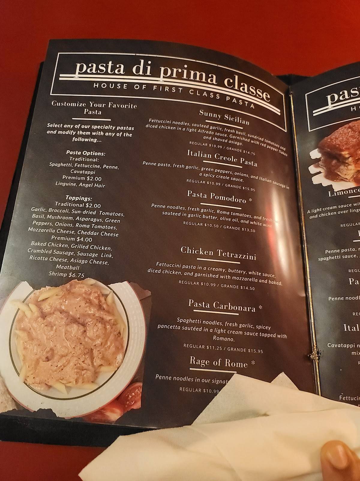 Menu at Teddy Spaghettis pizzeria, Muskegon