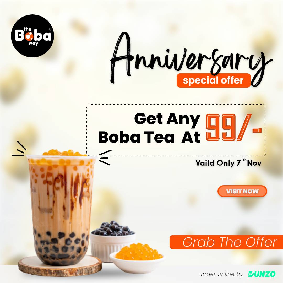 Menu at The Boba Way, Pune, Besides Krishna Wines shop