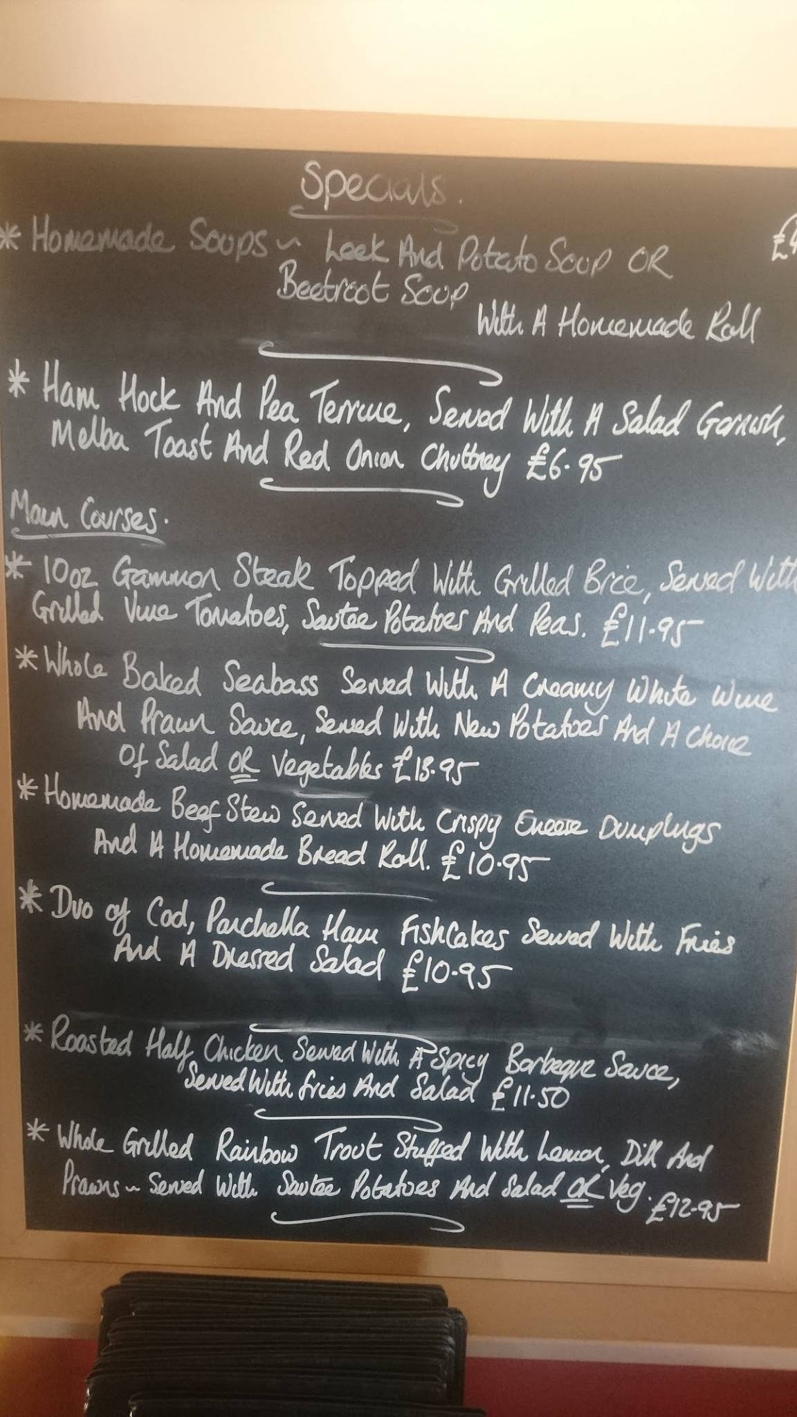 Menu at The Culver Haven Inn pub & bar, Yaverland