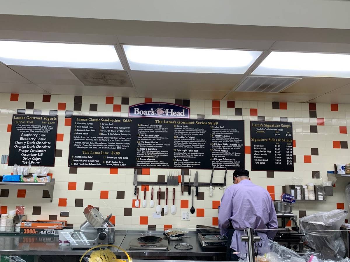 Menu at The Deli Lama Store & Cafe, Lake Villa