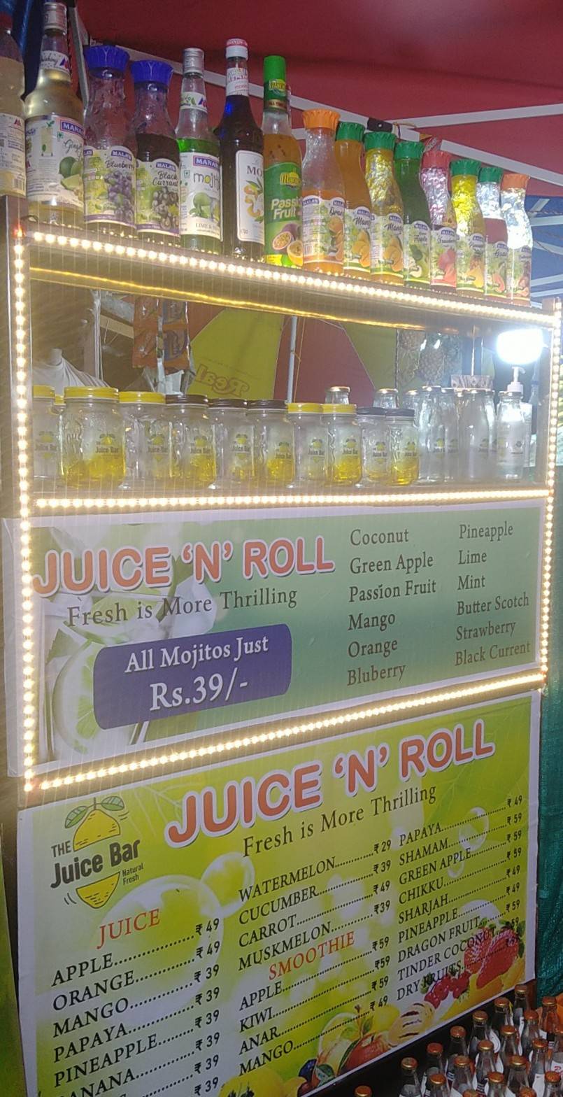 Menu at The Juice Bar - Juice Café & Restaurant, Thuravoor Thekku