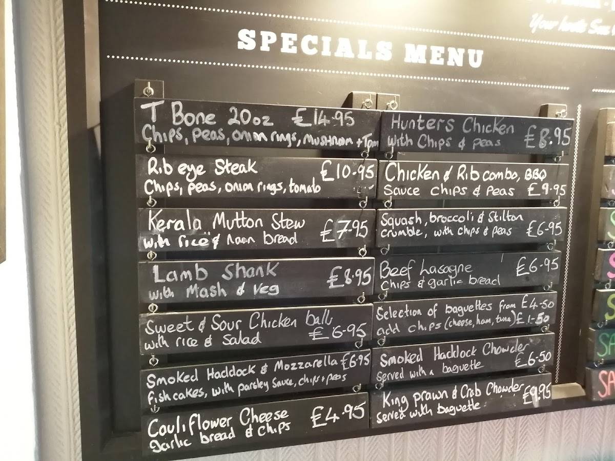 Menu at The Welcome Home Inn pub & bar, Par