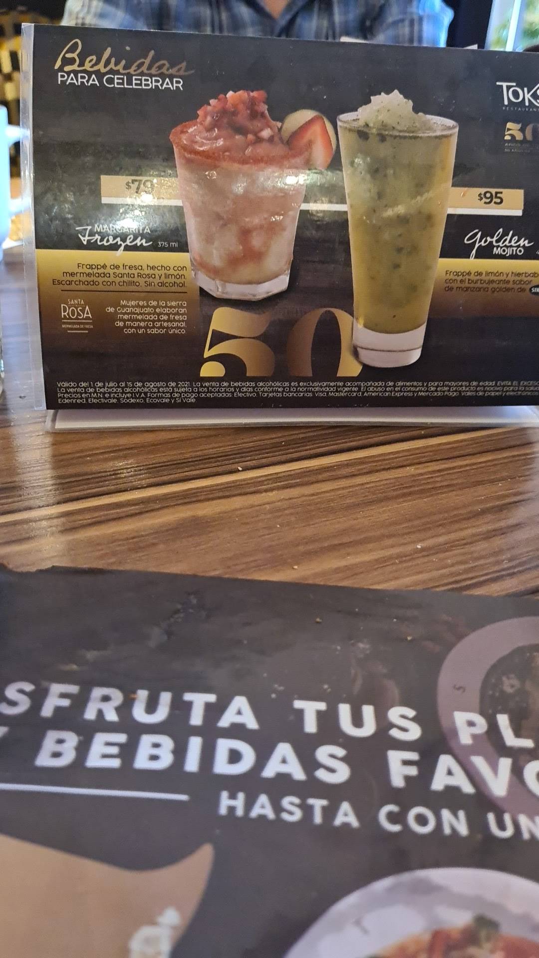 Carta del restaurante Toks Pilares, Ciudad del México, C. J. Enrique ...