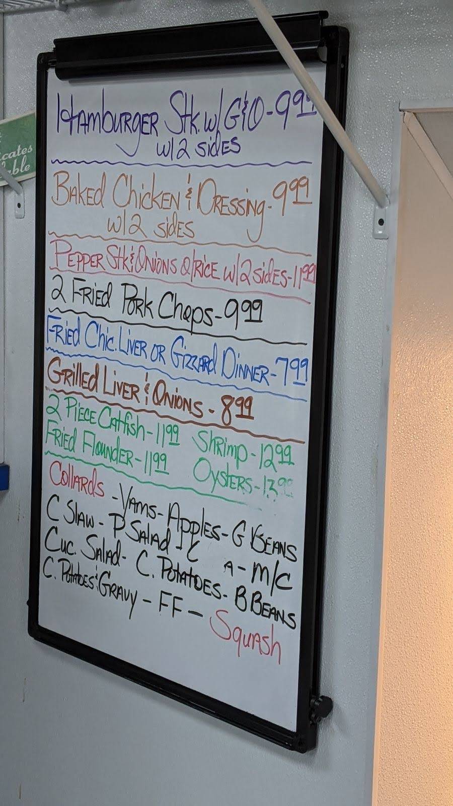 Menu at Topside Catering & Deli restaurant, Camden