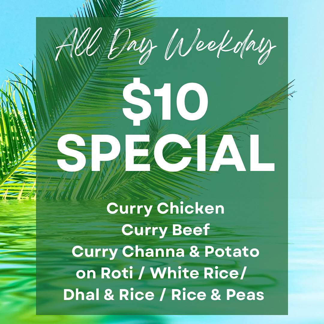 Menu at Wicked Carib, Food Culture of Trinbago restaurant, Toronto