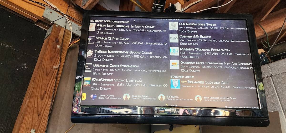 Menu at Trooper Thorn's Irish Beef House pub & bar, Reading, 451 ...