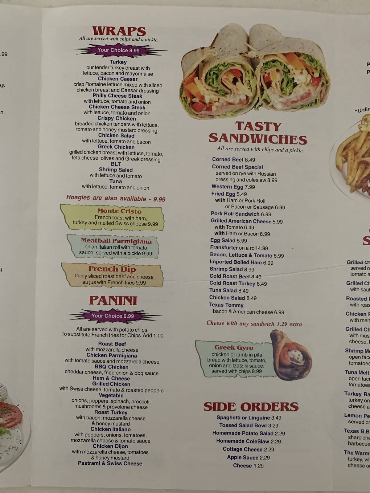 Menu at Warminster West Diner restaurant, Warminster, 333 West Street Rd