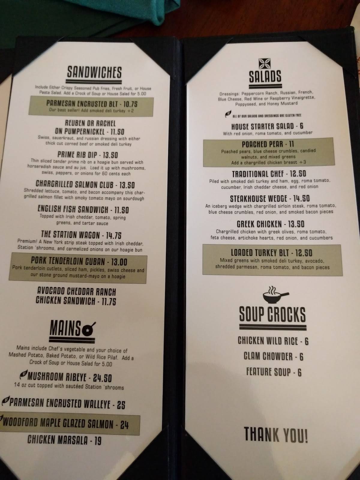 Menu at Manitou Bar & Kitchen, White Bear Lake