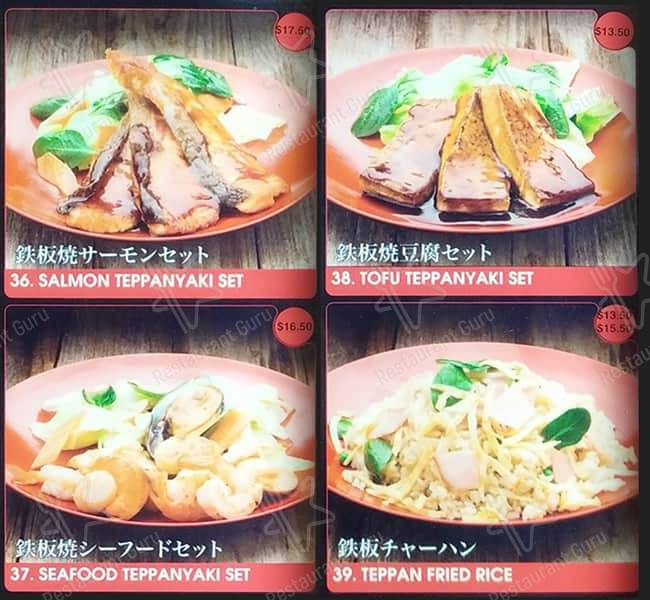 Menu at Asuka Sushi restaurant, Docklands, 21/717 Bourke St