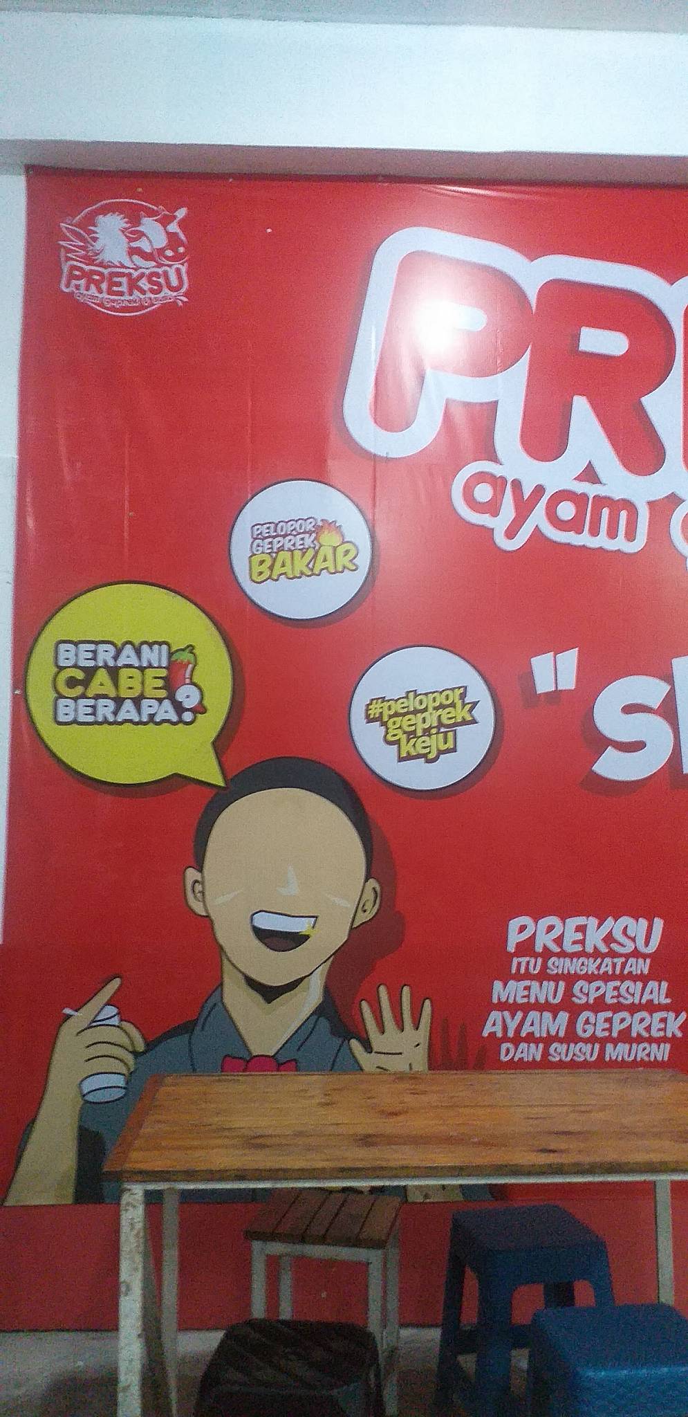 Carta del restaurante Ayam Geprek & Susu (Preksu) Godean, Banguntapan