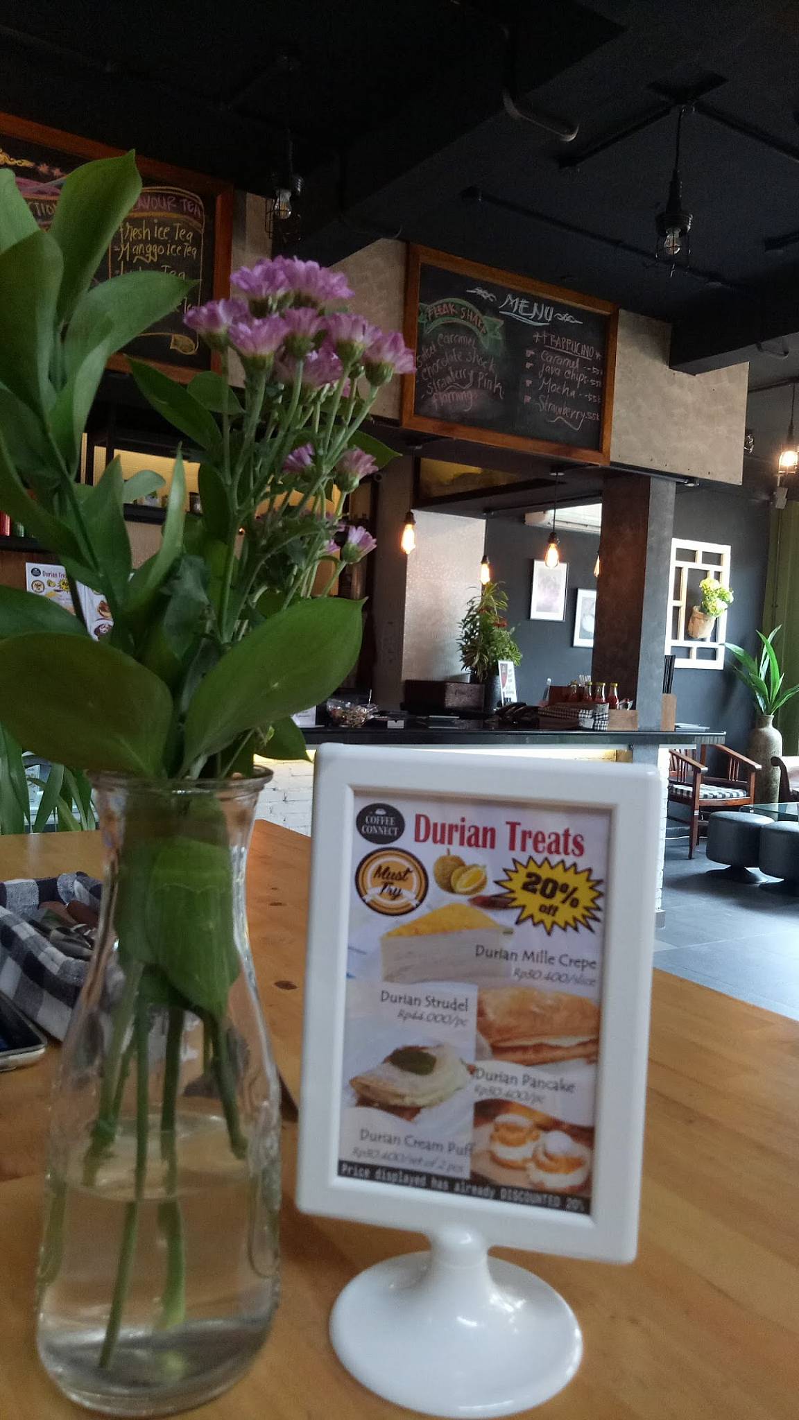 Menu at Teras Cafe, Batam