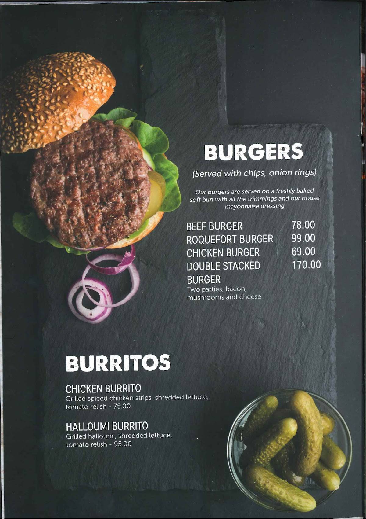 Menu at The Beef Baron Grillhouse, Bethlehem