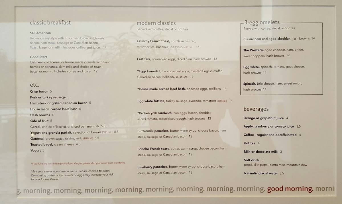 Menu at Bistro 43 restaurant, East Lansing
