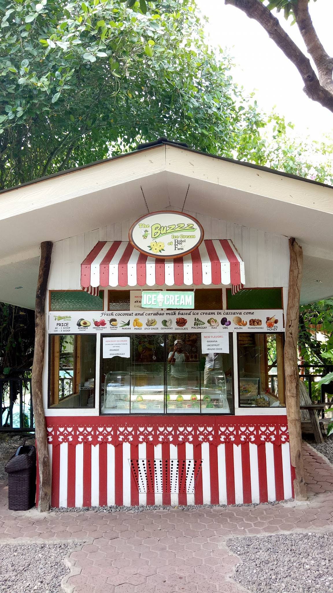 Menu at Bohol Bee Farm restaurant, Dauis